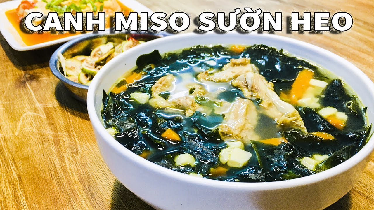 Cách Nấu Canh Miso Ăn Liền Của Nhật Bản | Canh Miso Sườn Heo | Kids ...