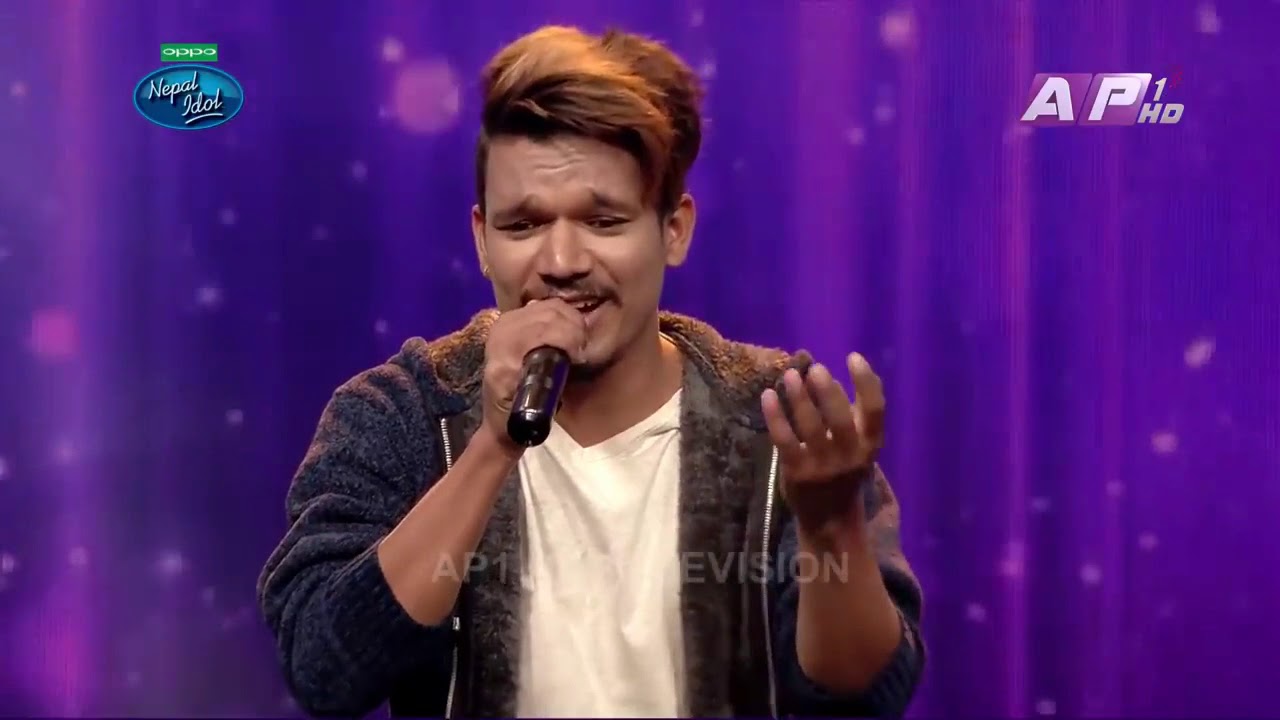 NEPAL IDOL II SEASON 2 II किन किन तिम्रो तस्बीर II BIKRAM BARAL II RAVI ...