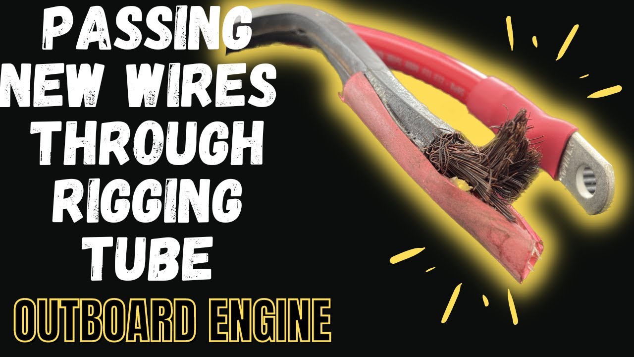 HOW TO Pass New Power Cables On Your Boat - YouTube