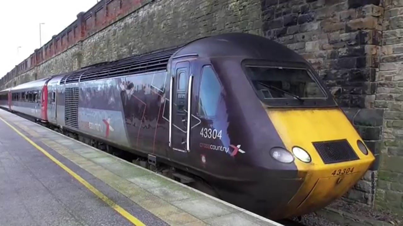 Cross Country Class 43 HST Departing Sheffield (16/1/16) - YouTube