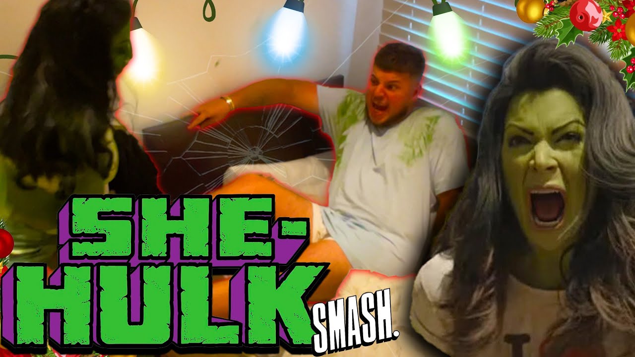 SHE HULK SMASH PRANK! - YouTube