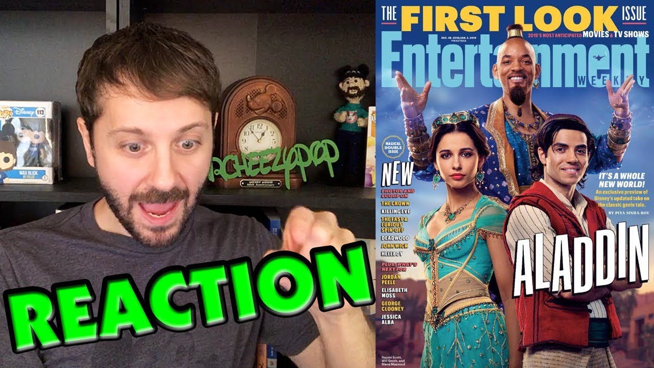Aladdin First Look Reaction | Vlogmas Day 19 - YouTube