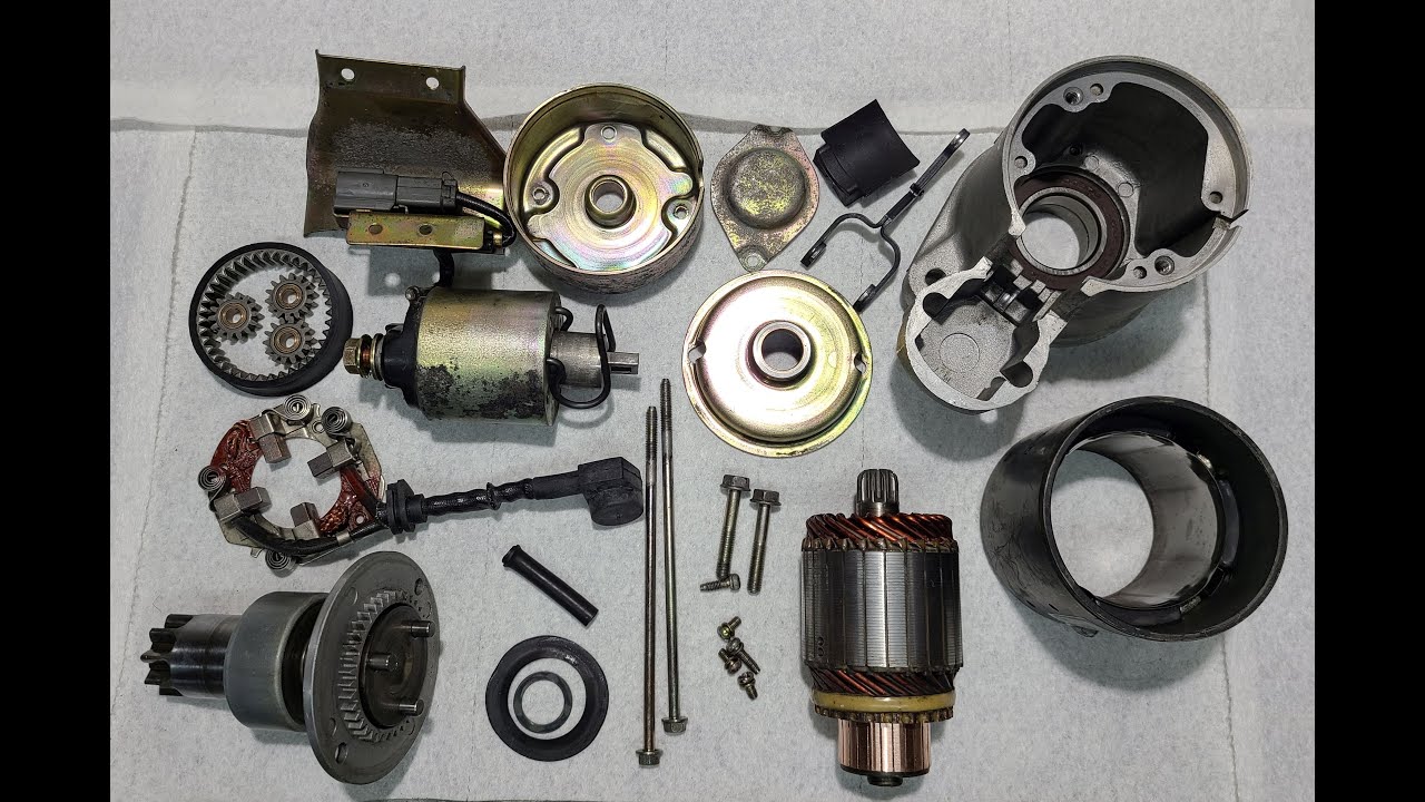 How to Remove Rebuild & Replace Starter on Nissan VG30E 3.0 V6 D21 ...