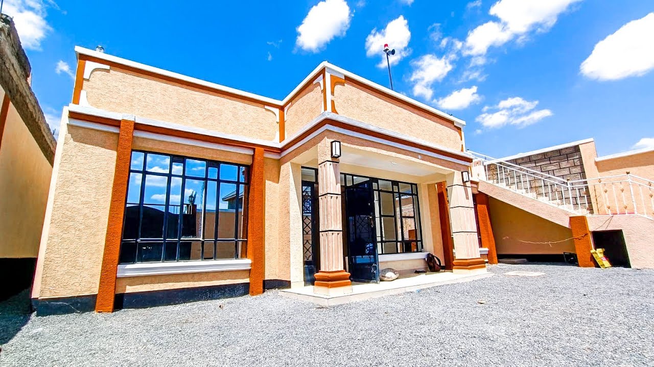 INSIDE this beautiful flatroofed three bedroom bungalow for sale in ...