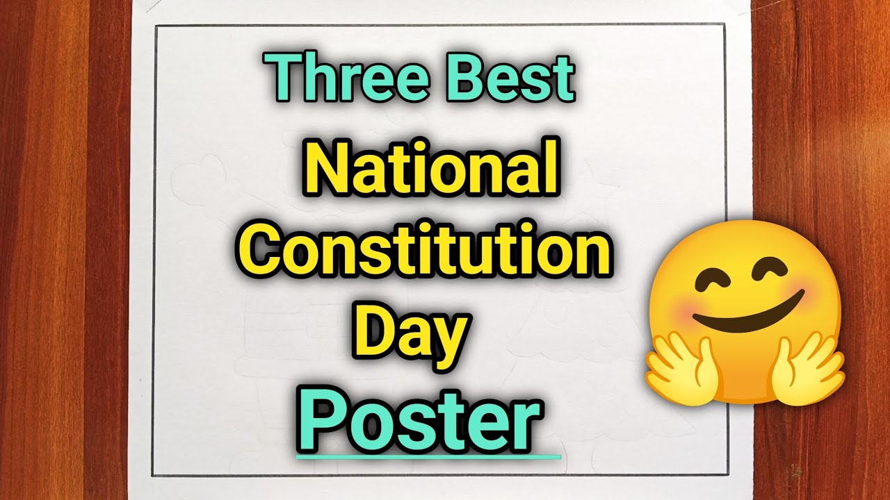 National Constitution Day Drawing / Indian Constitution Day Drawing ...