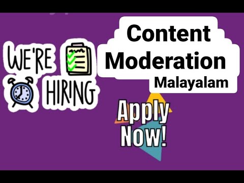 Hiring for Content Moderation Malayalam - YouTube