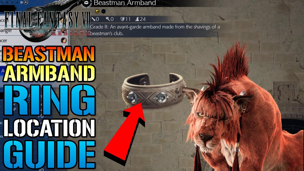 Final Fantasy 7 Rebirth: Amazing "Beastman" Armband Ring! How To Get ...