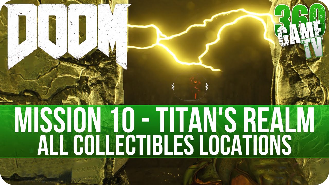 Doom Mission 10 All Collectibles (Secrets, Collectibles, Data Logs ...