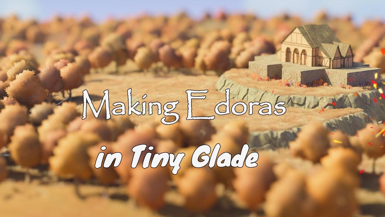 Making Edoras from The Lord of the Rings in Tiny Glade - YouTube