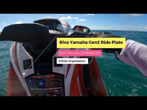 2021 Yamaha GP1800r HO Riva Yamaha Gen 2 Ride Plate test - YouTube