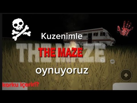 #roblox korku oyunu THE MAZE😶kuzenimle💙
