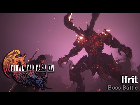 Final Fantasy XVI - Ifrit Boss Battle (Medal of Valor / No Hit)