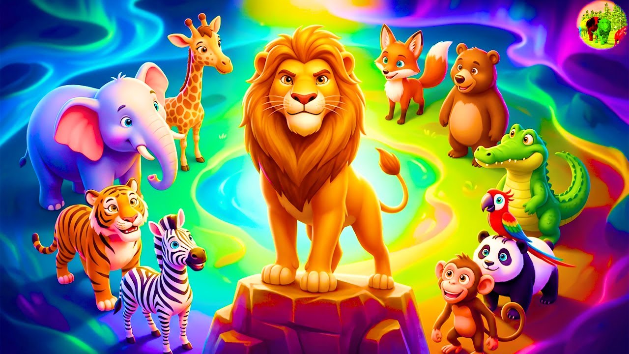 Paint Animals Gorilla Cow Cat Bear Lion Rat Elephant Dinosaurs Fountain ...