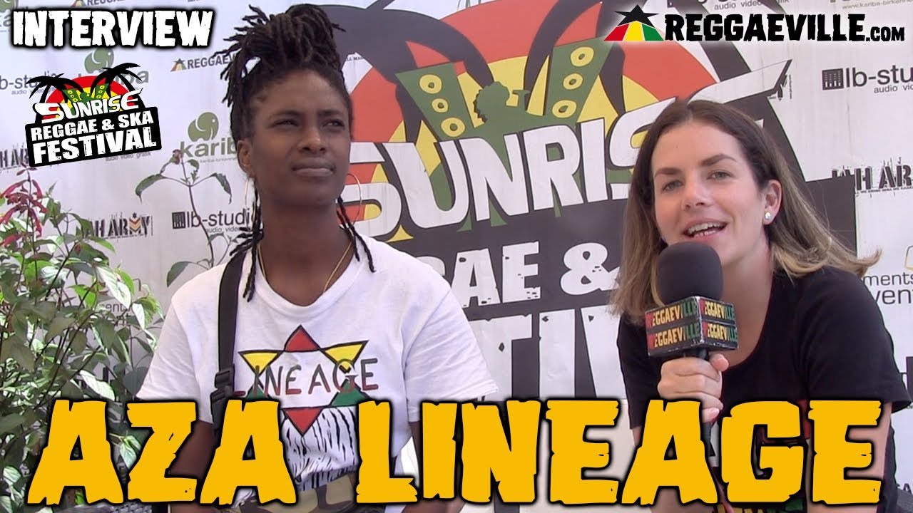 Aza Lineage - Interview @ Sunrise Reggae & Ska Festival 2019 - YouTube