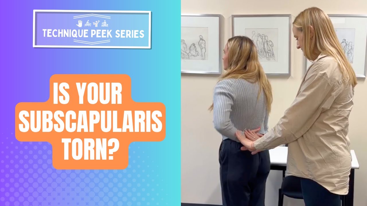 Identifying Subscapularis Tears Using the Gerbers Lift-Off Test ...