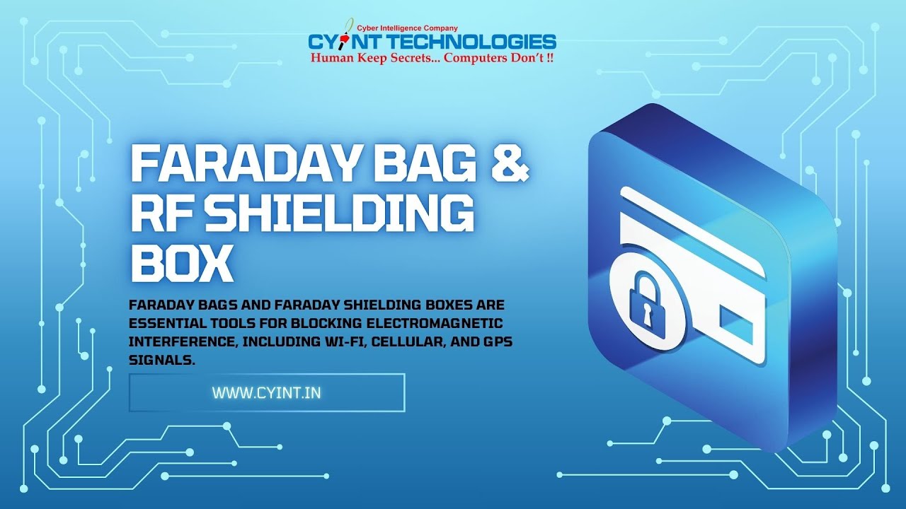 Faraday Bags & RF Isolation Box | Forensic Collection & Preservation | Cyint Technologies - YouTube