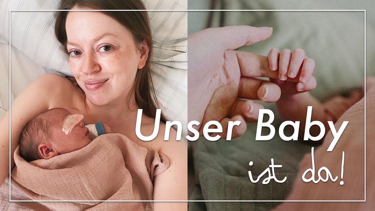 UNSER BABY IST DA 👶 Mini-Geburtsbericht, Bauchgeburt & Babyname - YouTube