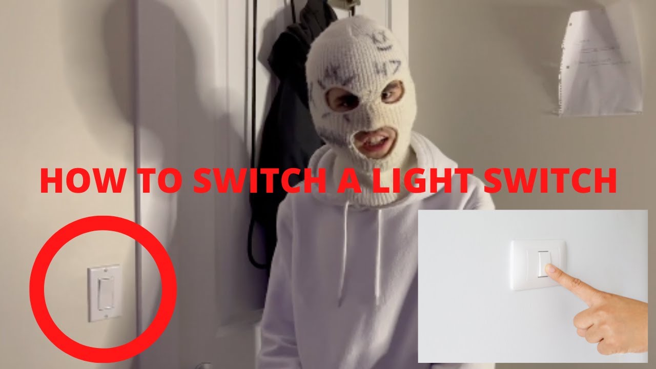 HOW TO FLIP A LIGHT SWITCH - YouTube