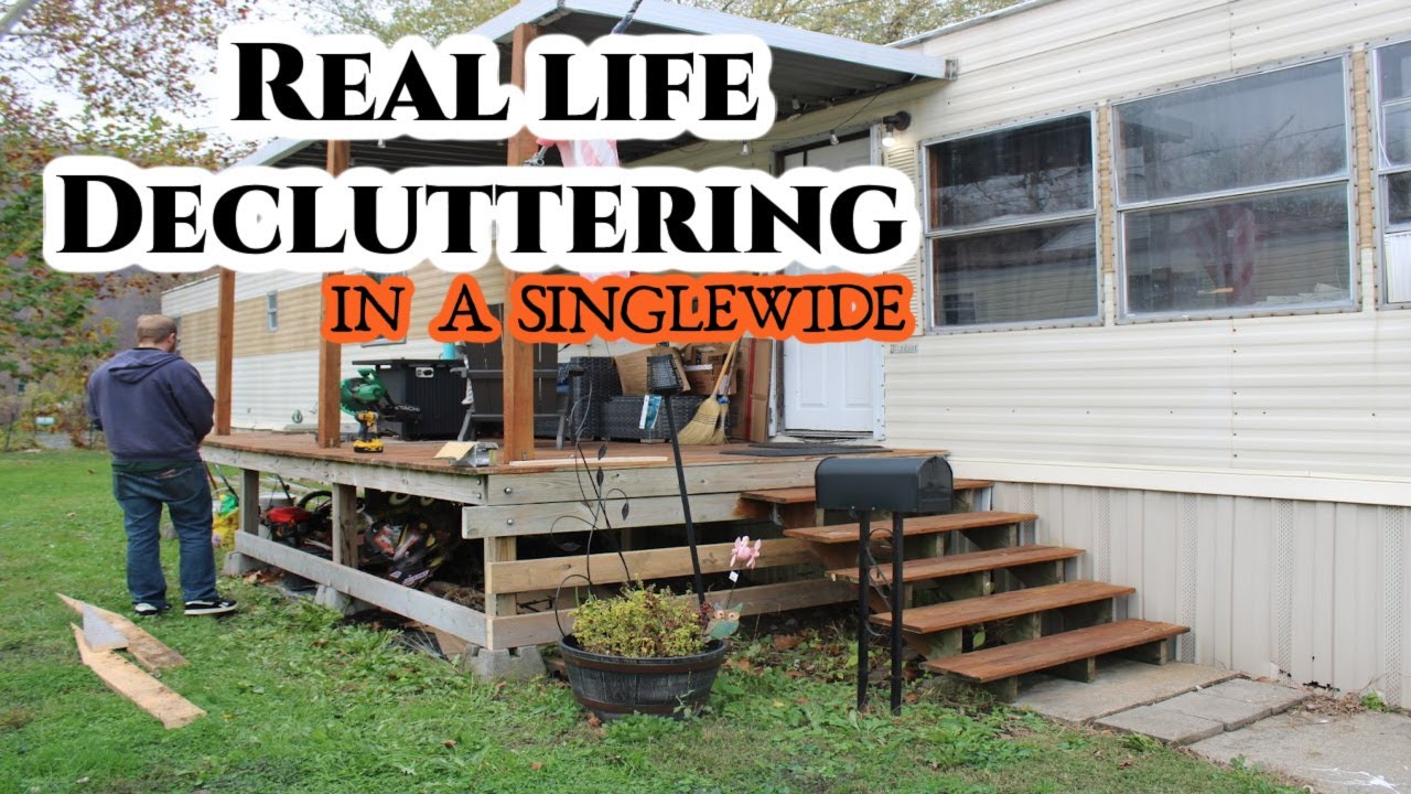 Real life Decluttering in the Singlewide - YouTube