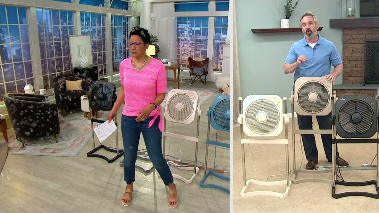 Air Innovations 12" 3-in-1 Swirl Cool Stand Fan with Remote on QVC ...