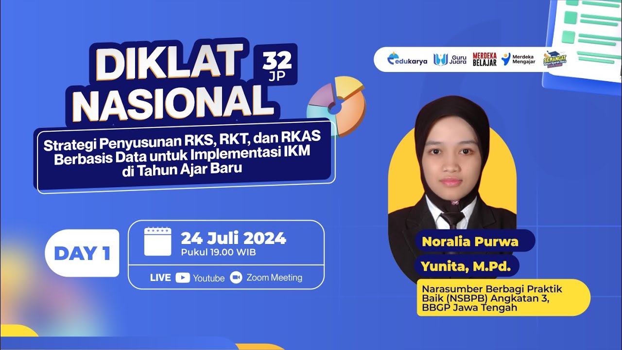 Hari 1 : Diklat Penyusunan RKS, RKT, dan RKAS Berbasis Data untuk ...