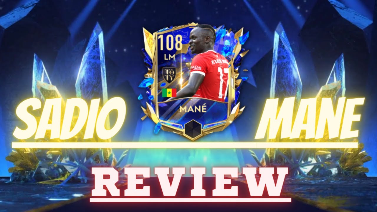 SADIO MANE 108 GAMEPLAY PLAYER REVIEW FIFA MOBILE 22 | #fifamobile # ...