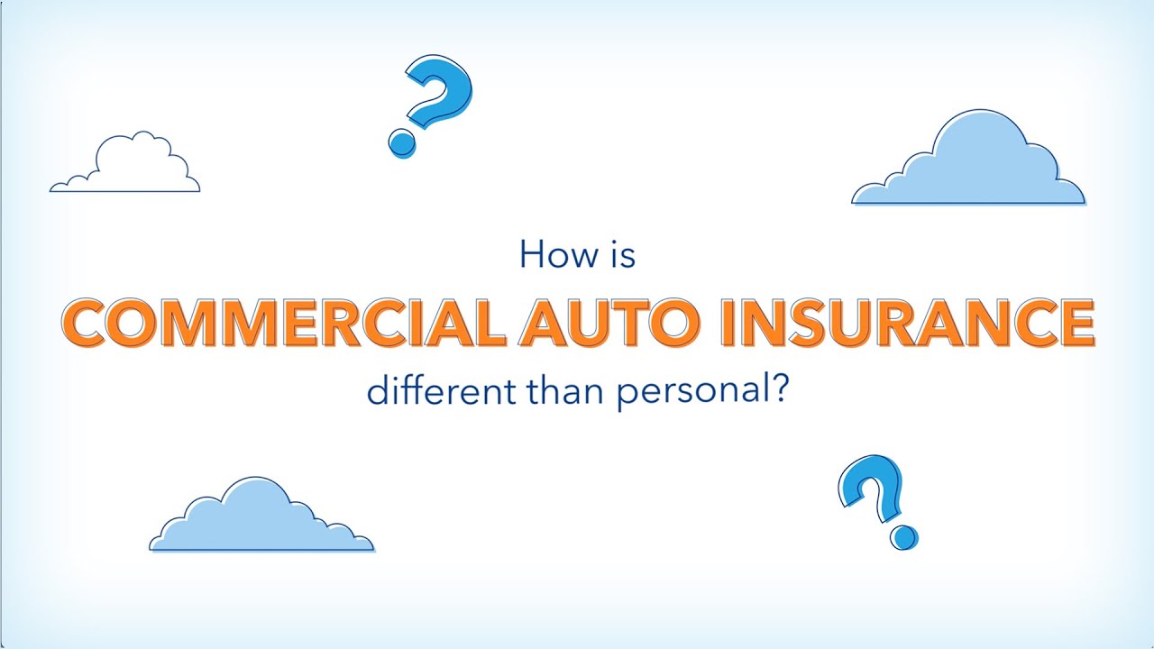 How is commercial auto insurance different than personal? - YouTube