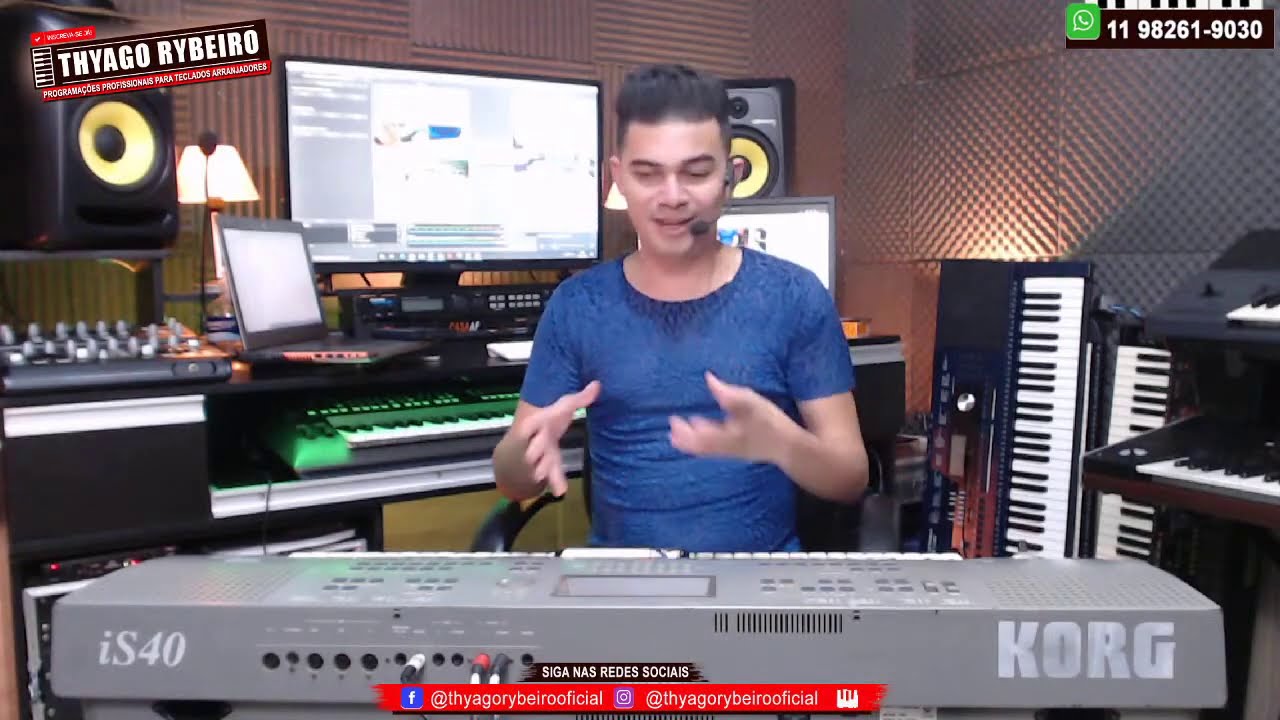KORG is40 - Super Momento retrô By Thyago Rybeiro - YouTube