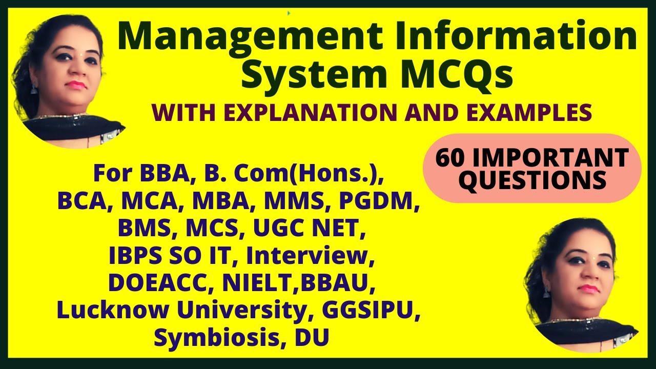MCQs- Management Information System | Multiple Choice Questions | IBPS ...