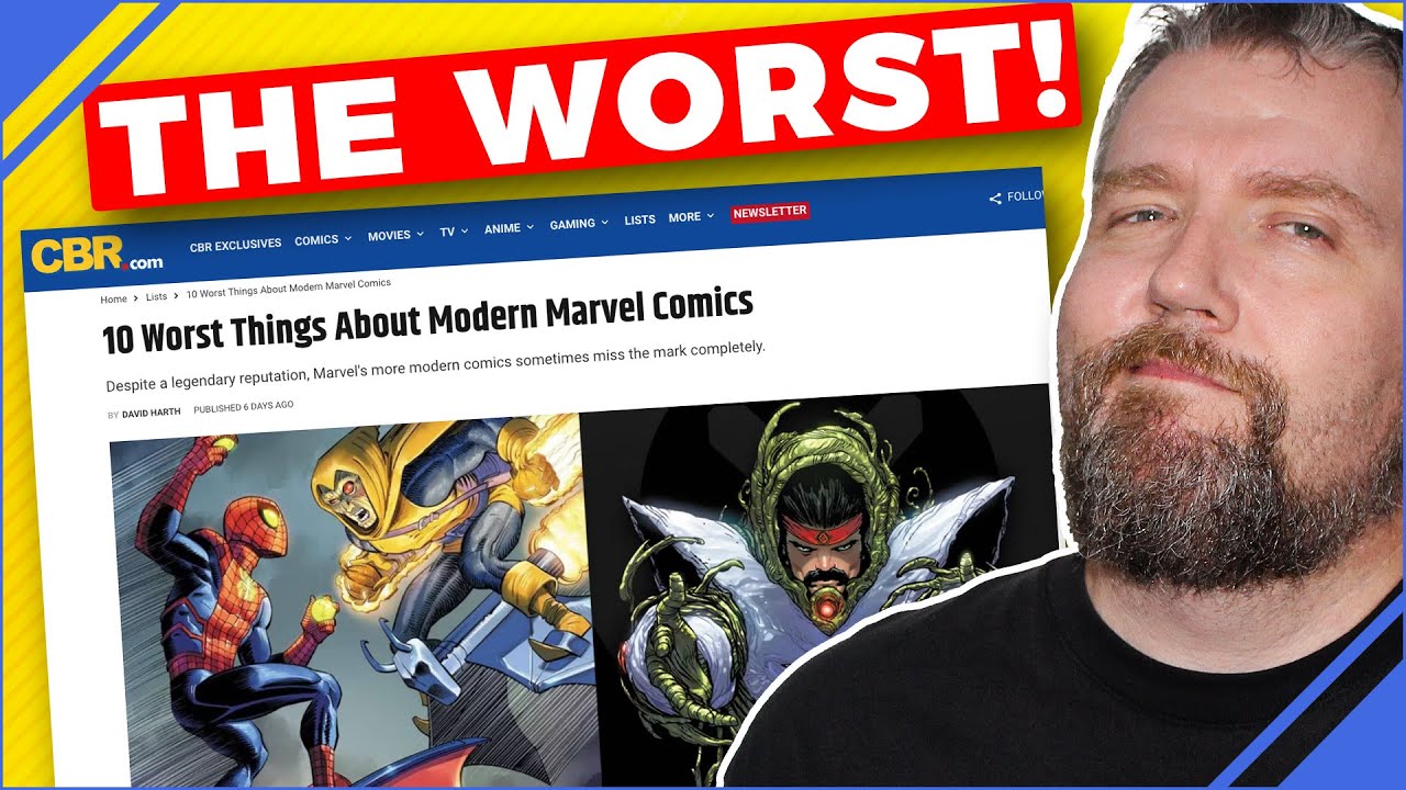 Even Comic Shills Admit Modern Marvel Comics Suck - YouTube