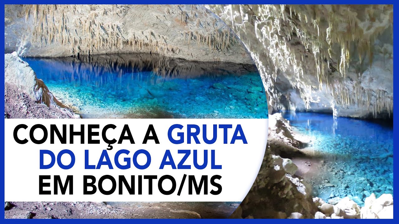 Conheça a Gruta do Lago Azul em Bonito MS - YouTube