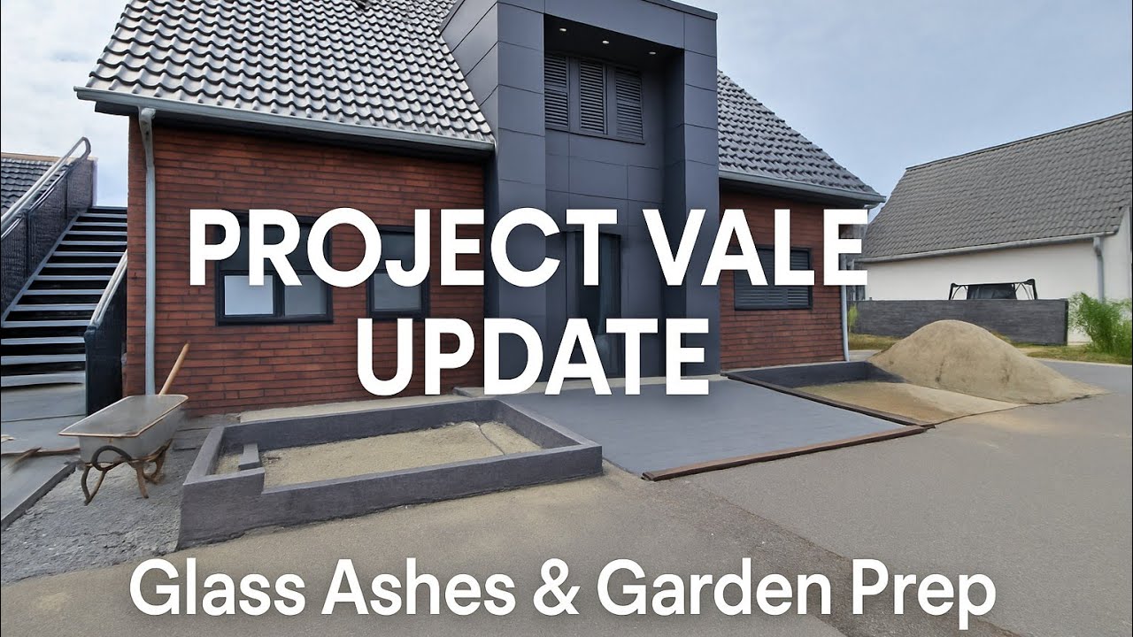 Project Vale Update | Glass Ashes & Garden Prep for the Big Day! - YouTube