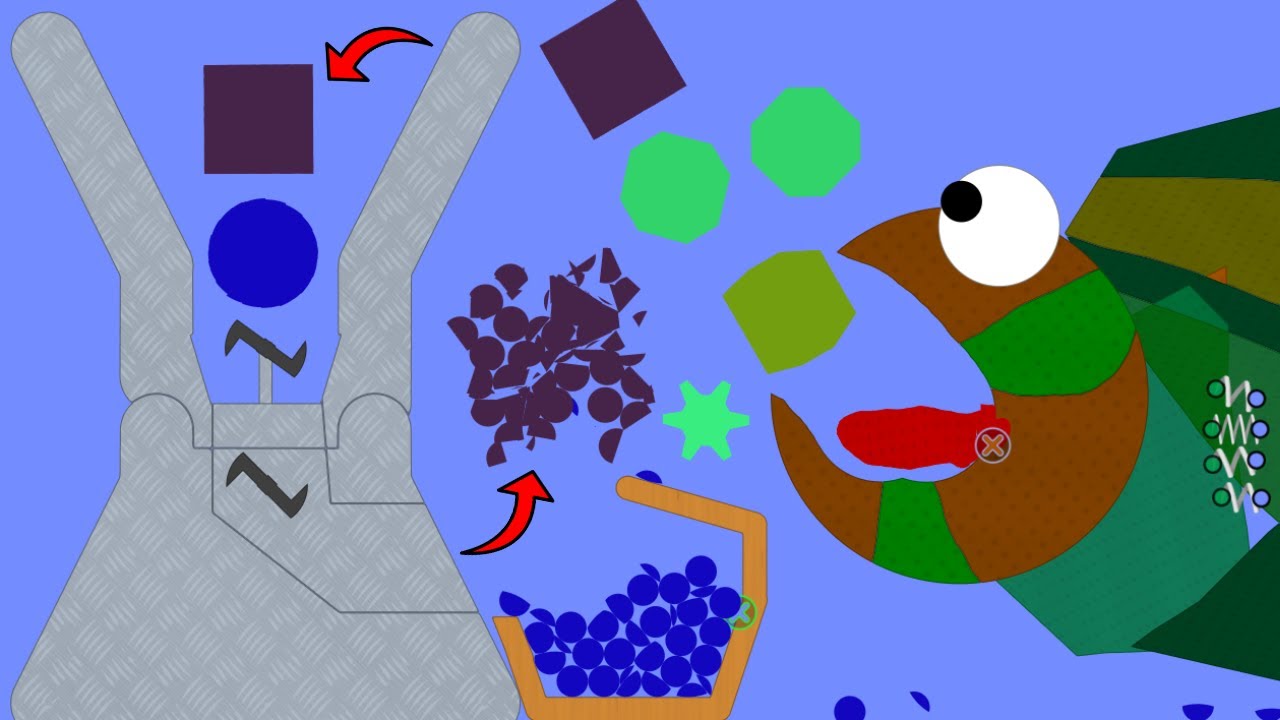 Update Craziest Chaotic Eating In Algodoo - YouTube