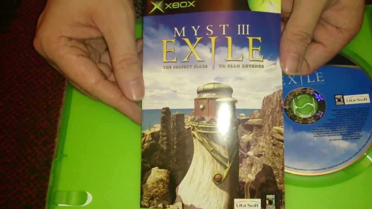 Nostalgamer Unboxes Myst III 3 Three Exile On Microsoft Xbox UK PAL ...