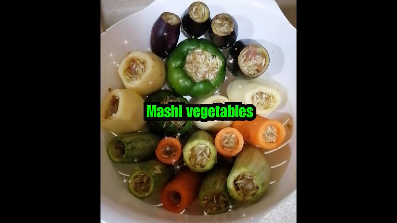 Mashi vegetables - YouTube