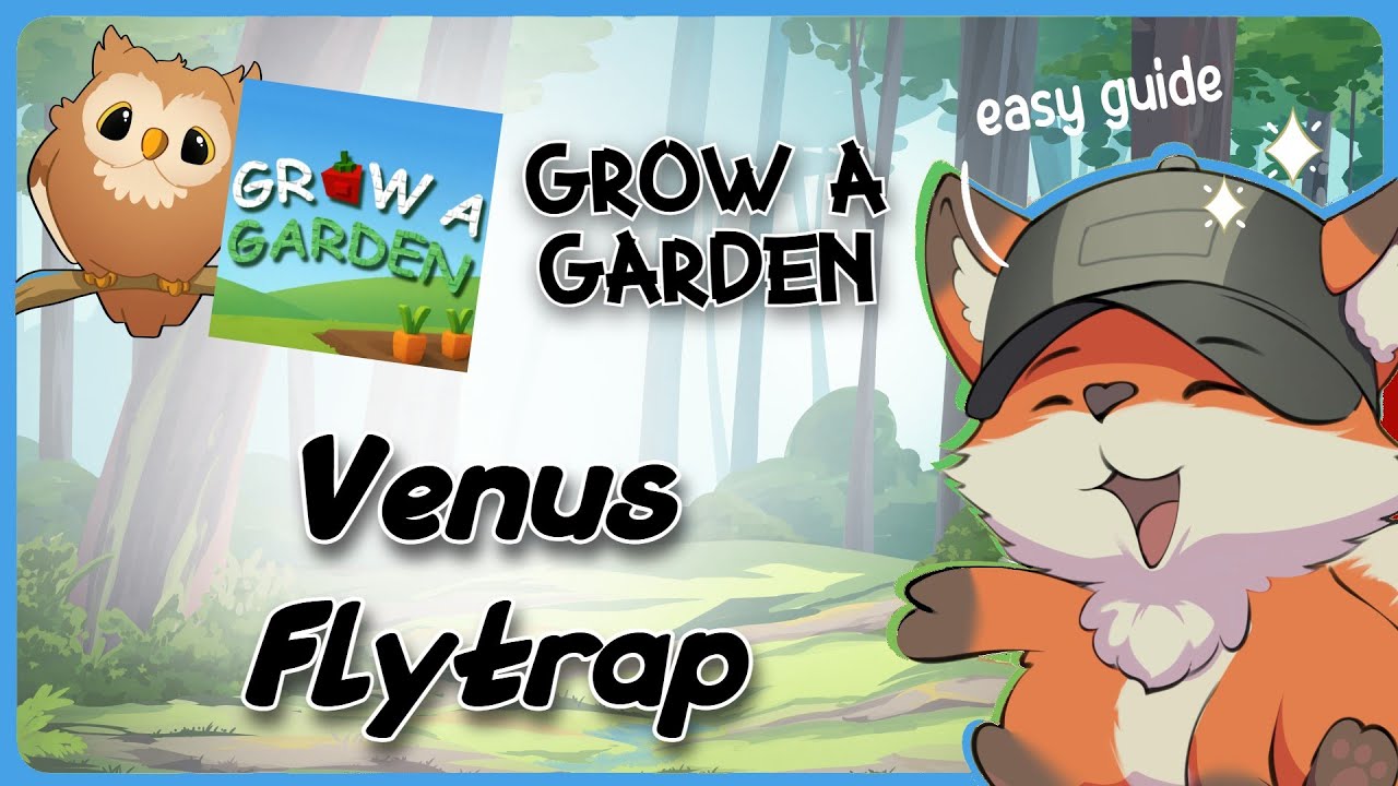 Grow A Garden Roblox Venus Flytrap | UNLOCK The 0.01% Divine Plant (Updated Guide) - YouTube