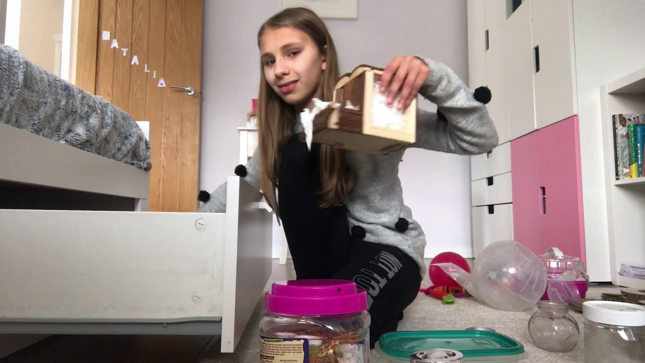 cleaning hamster Oreos drawer - YouTube