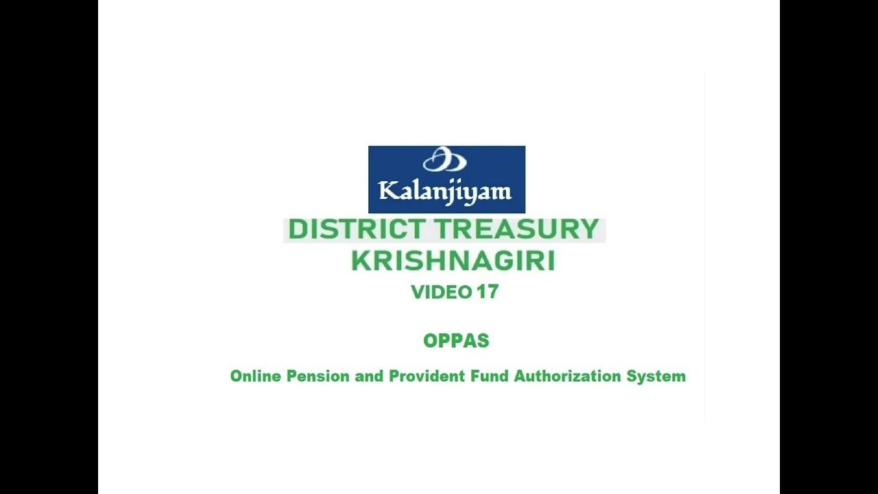 IFHRMS VIDEO 17 OPPAS ONLINE PENSION AND PROVIDENT FUND AUTHORIZATION ...