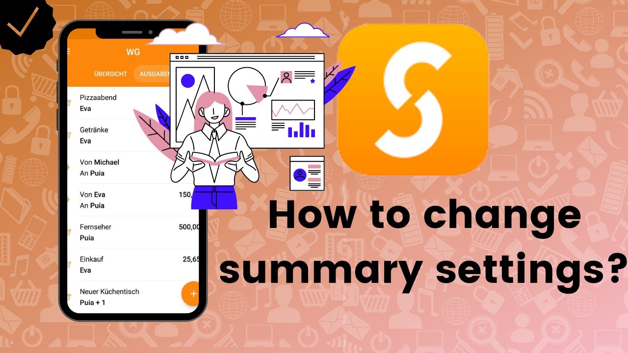 How to change summary settings on Splid? - YouTube