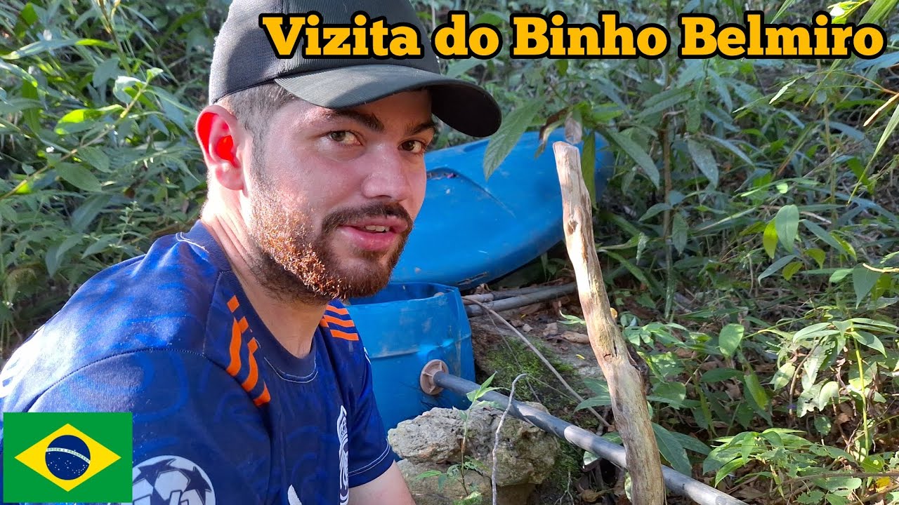 Binho visitando pela primeira vez a mina d'água - YouTube