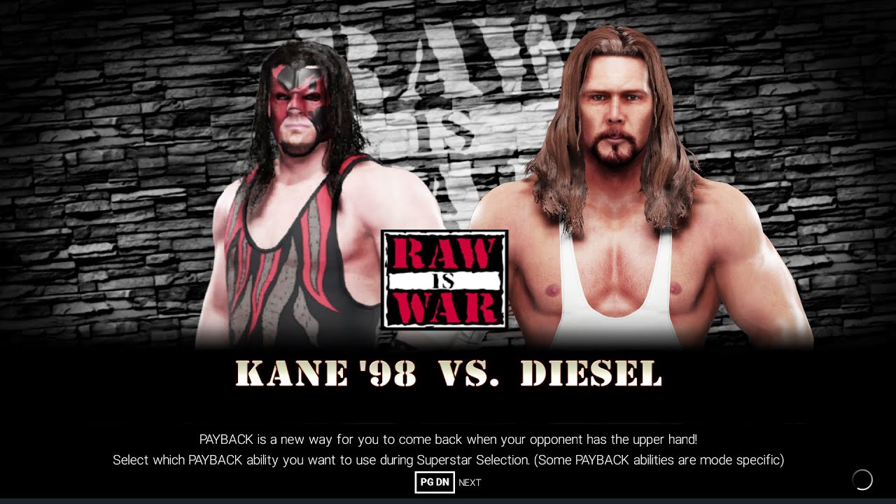 Kane vs Diesel | WWE 2K19 | Dream Matches | Asus FX505DT - YouTube
