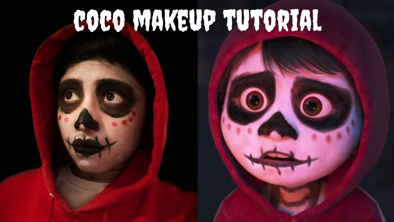 MIGUEL COCO MAKEUP TUTORIAL + remember me cover - YouTube