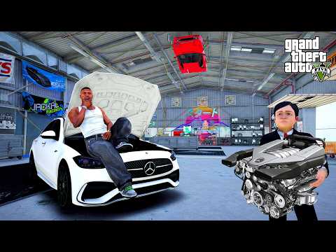 SÜLEYMAN BEDENCİNİN ARABASINI ÇALIP MOTORUNU SÖKÜYOR! - GTA 5 GERÇEK HAYAT MODU