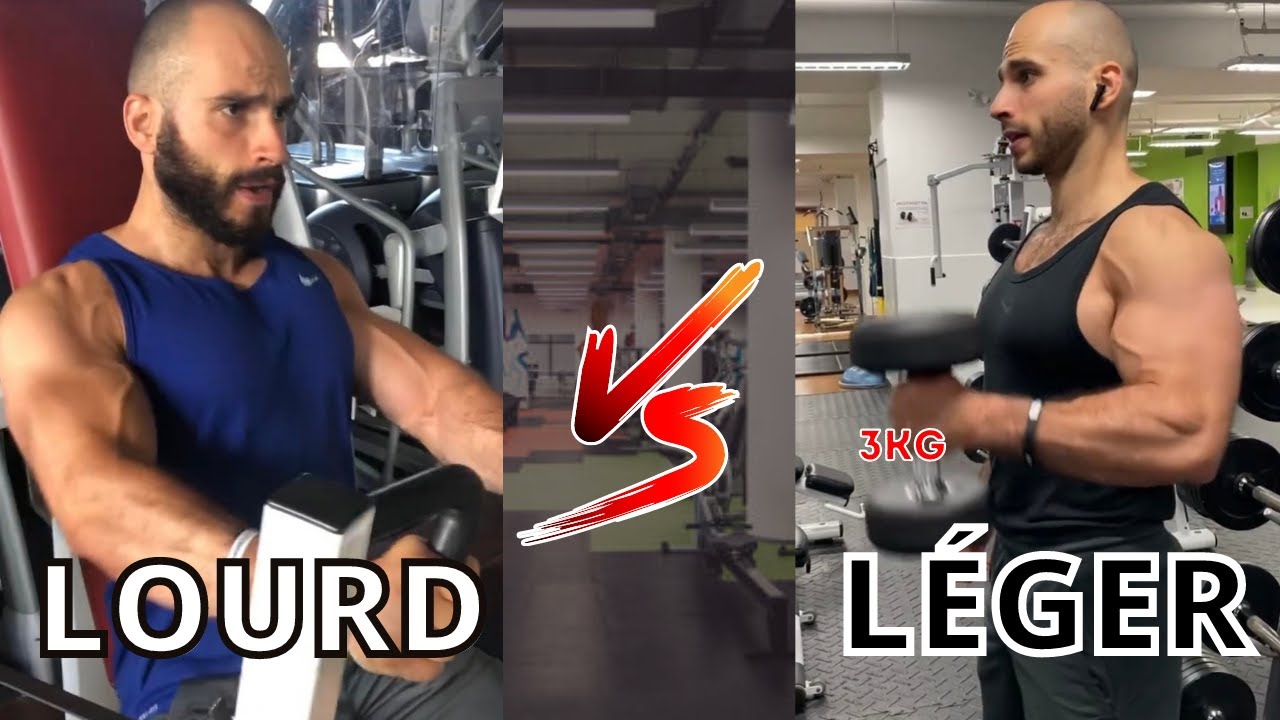 Poids lourd VS Poids léger pour prendre du muscle! - YouTube