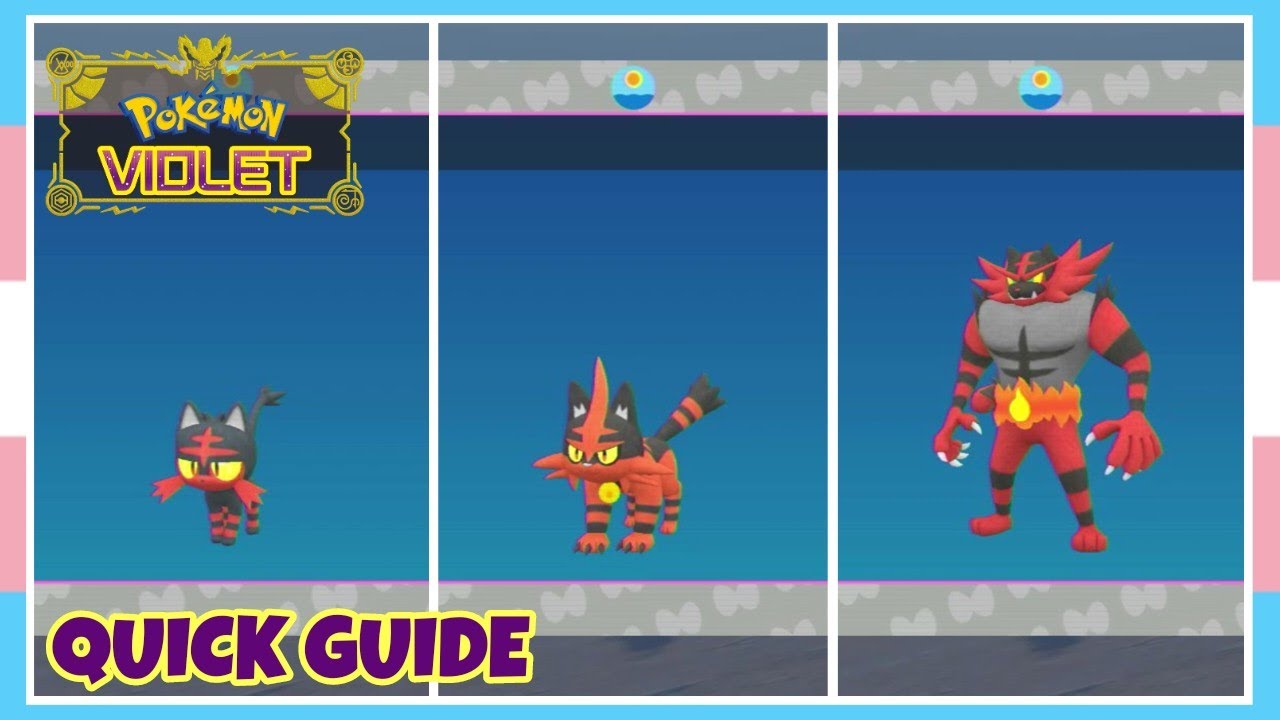 How To Evolve Litten Into Torracat Into Incineroar In Pokemon Scarlet ...