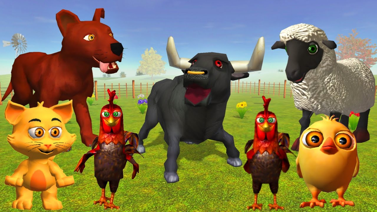 El Pollito y El Tractor 3D El pollito y dainasuair El Toro y Tractor La ...