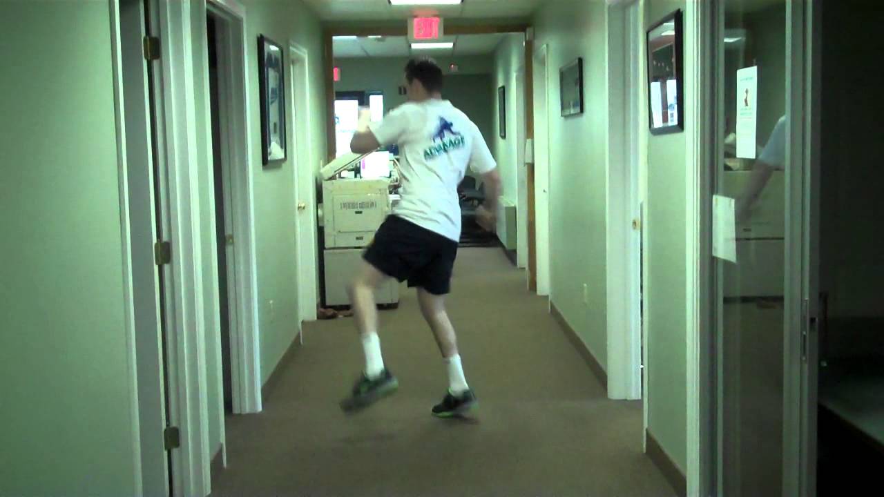 Dynamic Warm Up: Backwards Open Hip Skip - YouTube