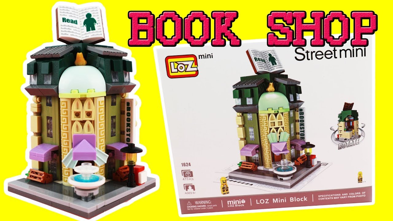 BOOK SHOP LOZ MINI BLOCK STREET MINI LOZ MINI LEGO - YouTube