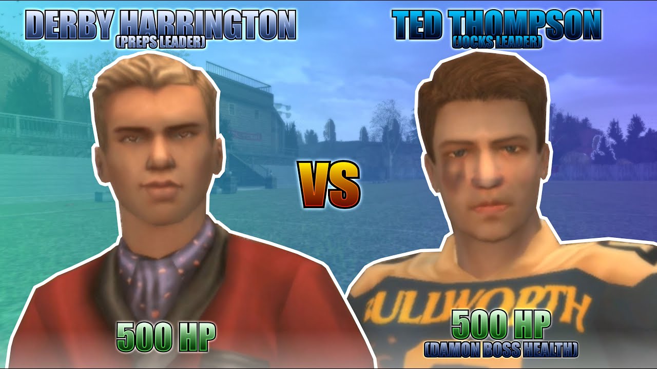 BULLY SE : Derby Harrington (Preppies) vs Ted Thompson (Damon Boss ...