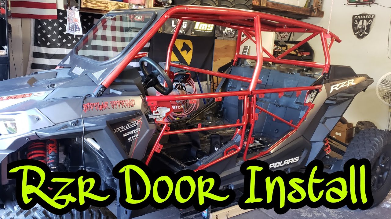 Rzr Aftermarket Door Install - YouTube